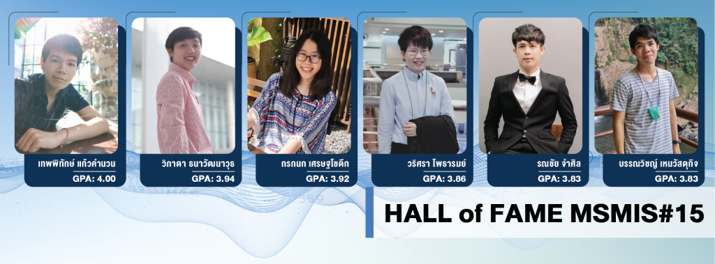 MSMIS THAMMASAT TOP 5 ประจำปีการศึกษา 2564 - MSMIS